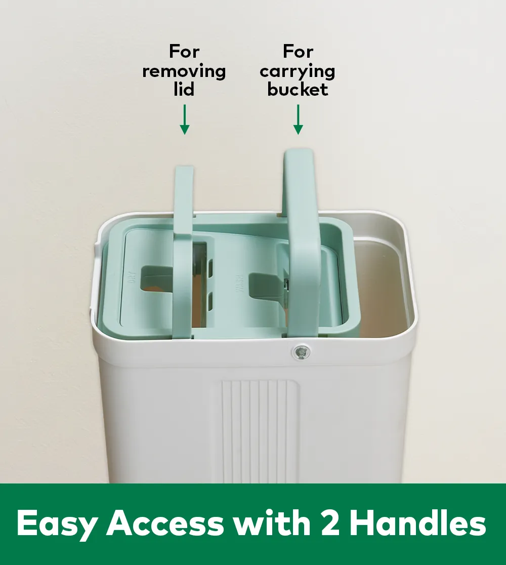 3M Scotch Brite Hands-Free Flat Mop With Bucket / Mop Lantai Self ...