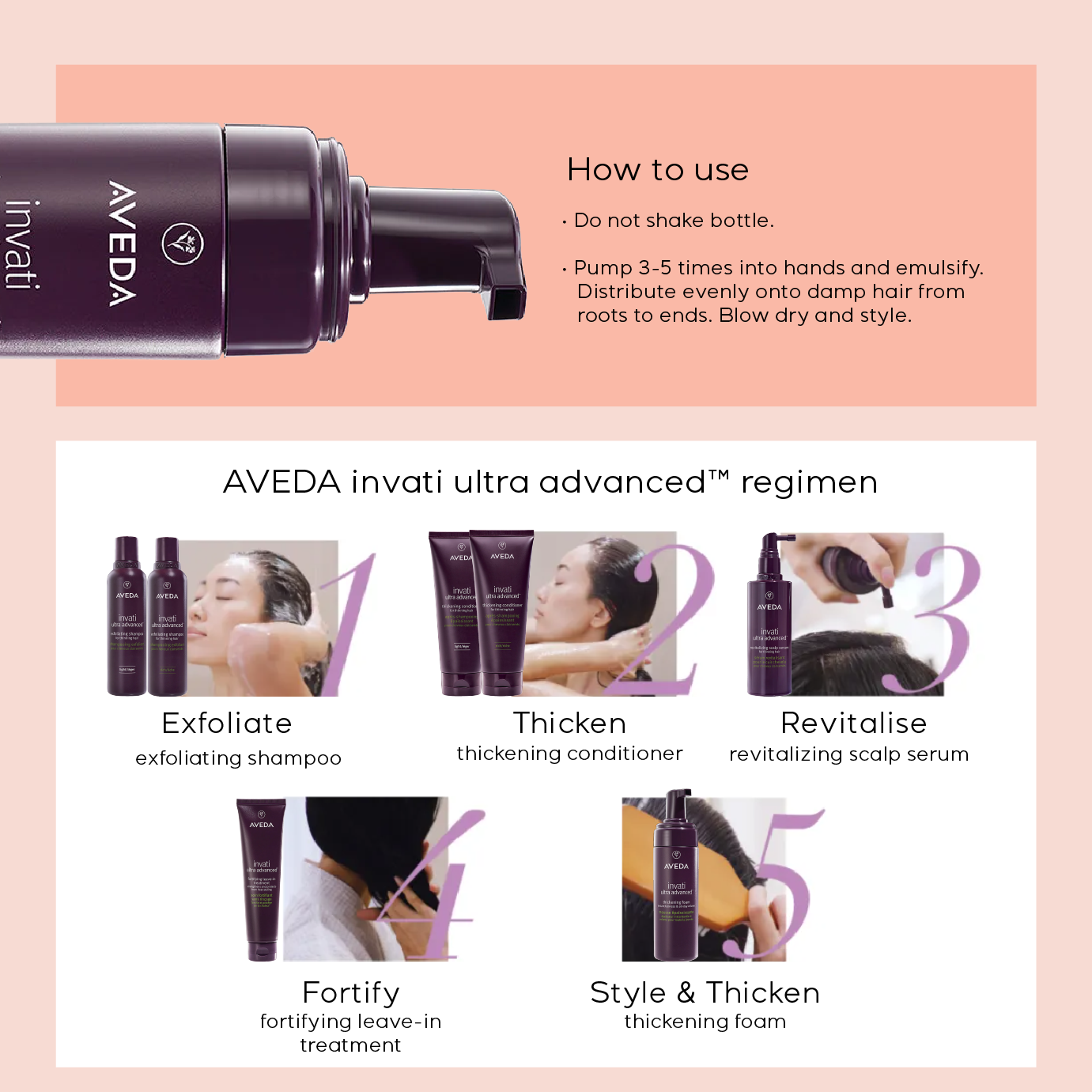 Aveda Invati Ultra Advanced Thickening Foam 150ml [IMPROVED FORMULA ...