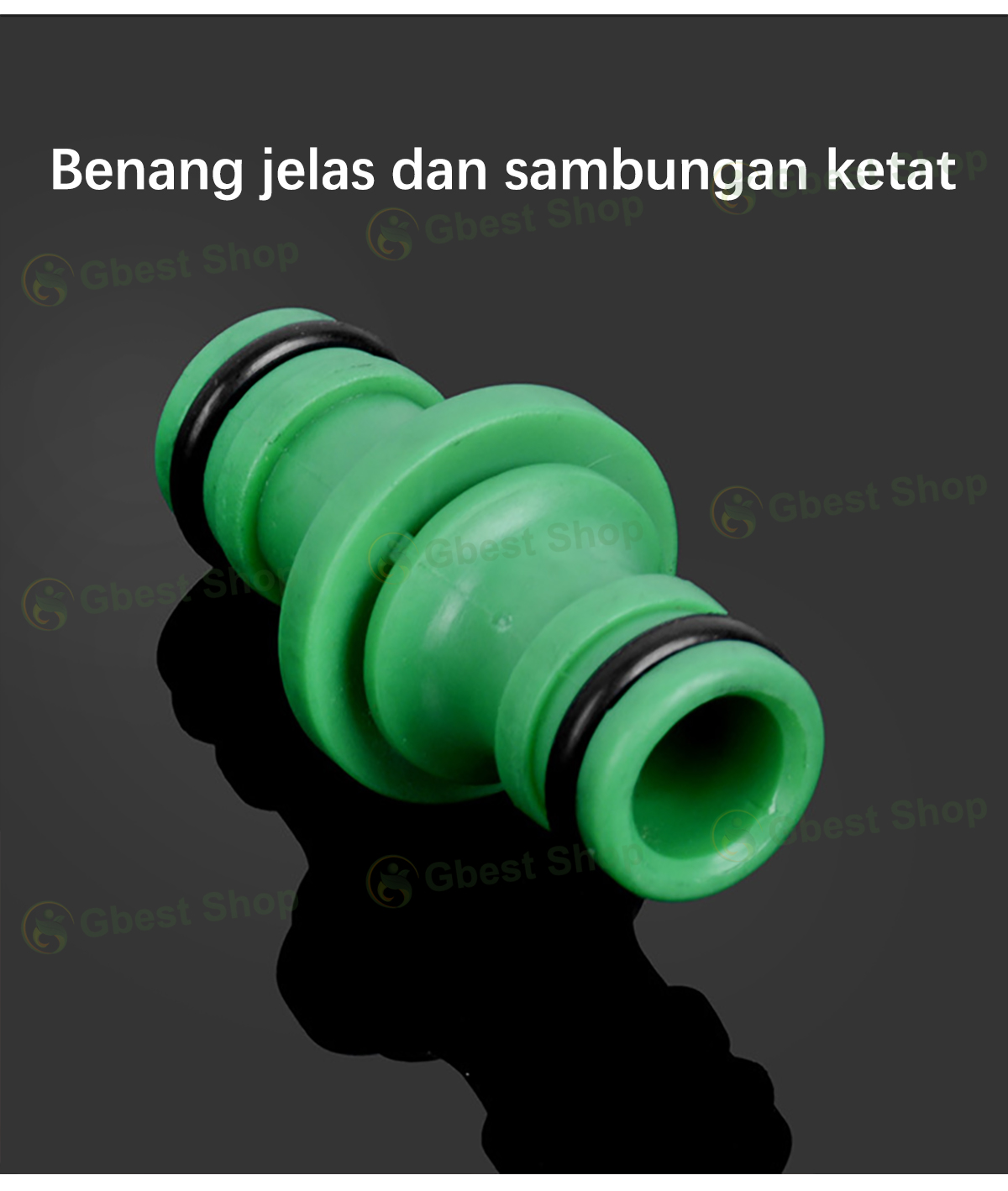 Double Headed Pacifier Tap Hose Connector Faucet Adapter Garden Water ...