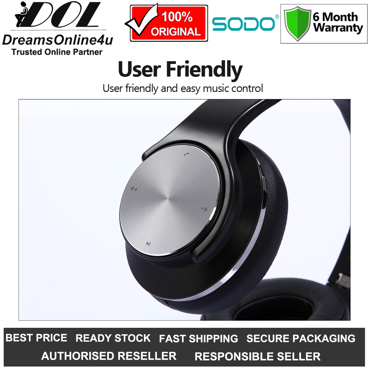 SODO MH5 Heavy Bass NFC Bluetooth 5.0 Twist Out Loud Speaker Wireless Headphone Speaker FM AUX ...