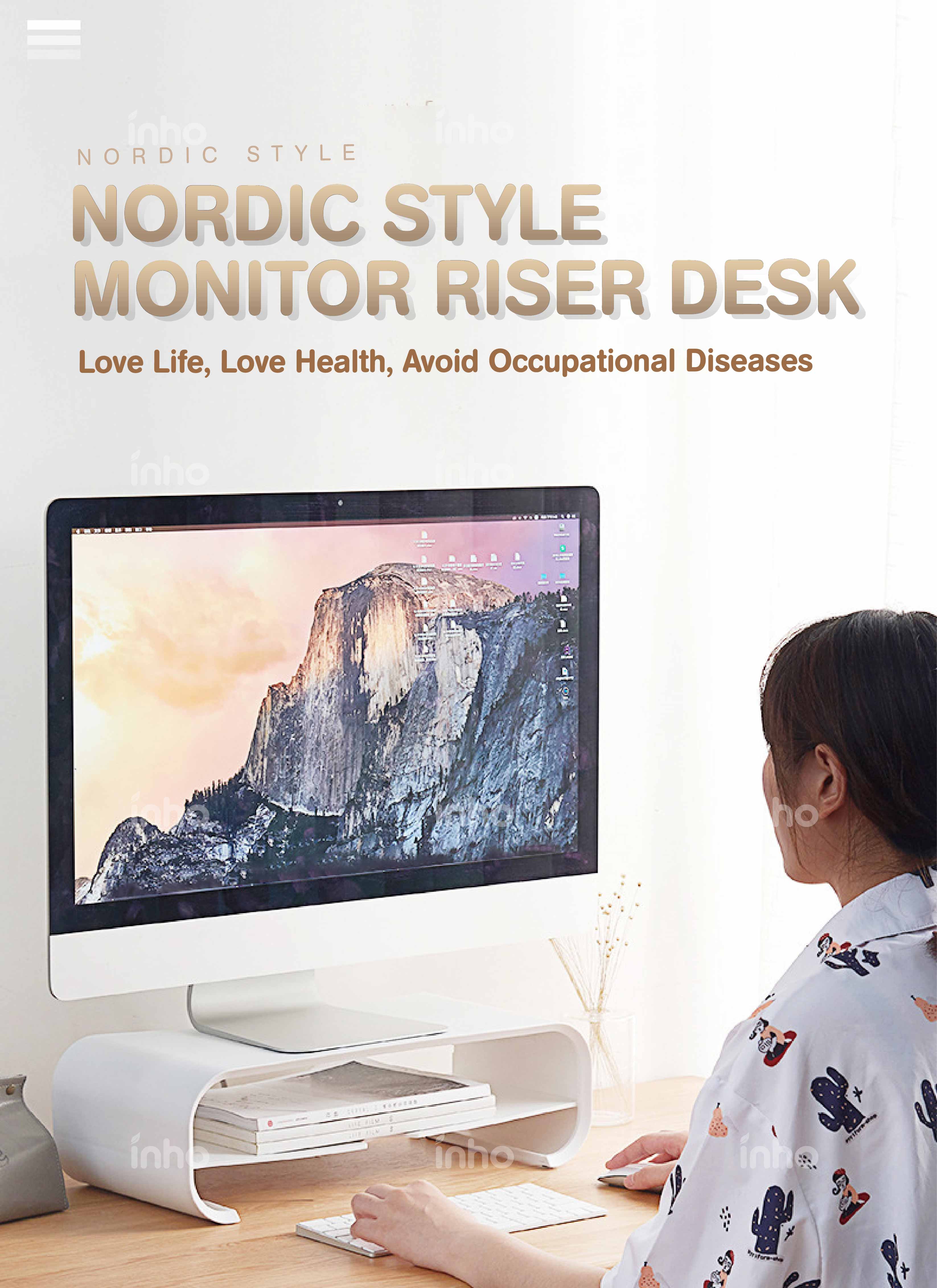 【𝟲𝟬% 𝗢𝗙𝗙𝗘𝗥 𝗖𝗟𝗘𝗔𝗥𝗔𝗡𝗖𝗘】INHO Multipurpose Computer Riser Shelf Computer Screen Riser Rack Plinth ...