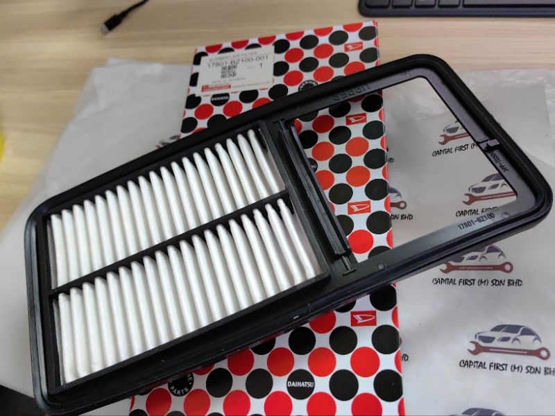 GENUINE PERODUA AXIA OLD MODEL AIR FILTER 17801-BZ100(2014-2017 ...
