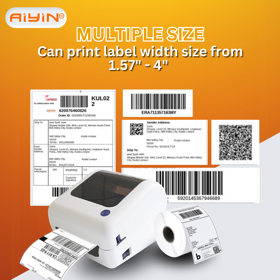 COD Thermal Printer A6 size Bluetooth iOS Android shipping label ...