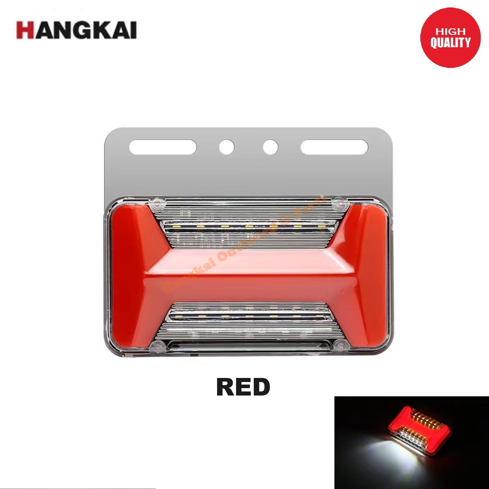 Truck Lori LED Side Lamp LED Lori Lorry 24V Double Colorful Side Light ...