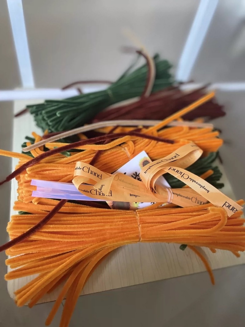 50 cm DIY Giant twist stick Sunflowers kit/ 手工制作材料包/毕业花束/向日葵 | Shopee ...