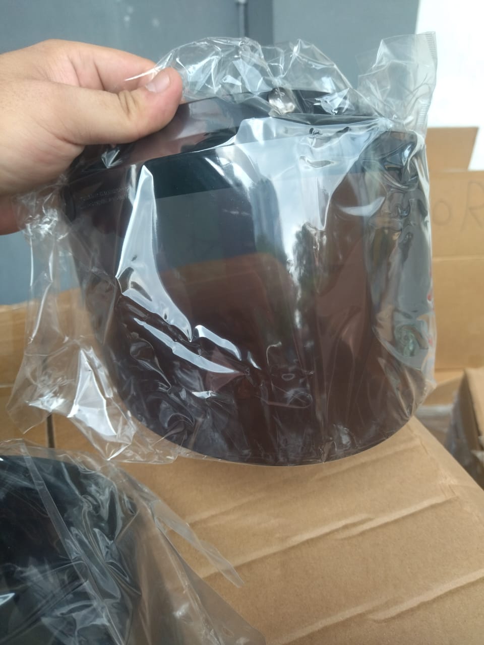 Visor 3 Button Smoke / Dark Smoke / Clear / Rainbow SGV MHR MS88 MAGNUM ...