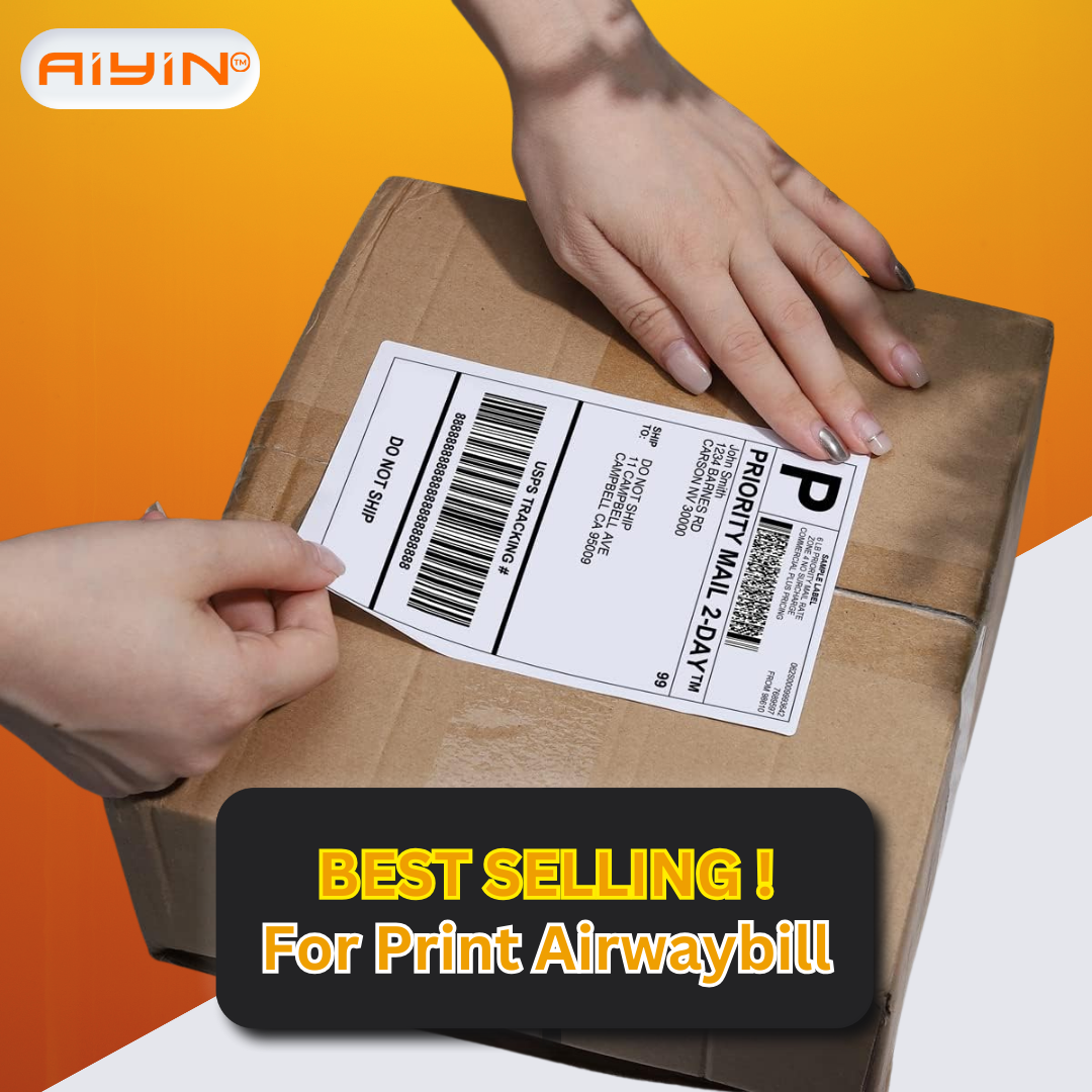 COD A6 Label Thermal Paper Sticker Shopee AWB Thermal Shipping Label ...