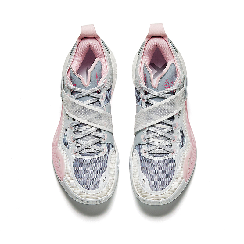 ANTA Men Splash 6 Basketball Shoes 1124B1108-3- Paper White/Cloud Grey ...