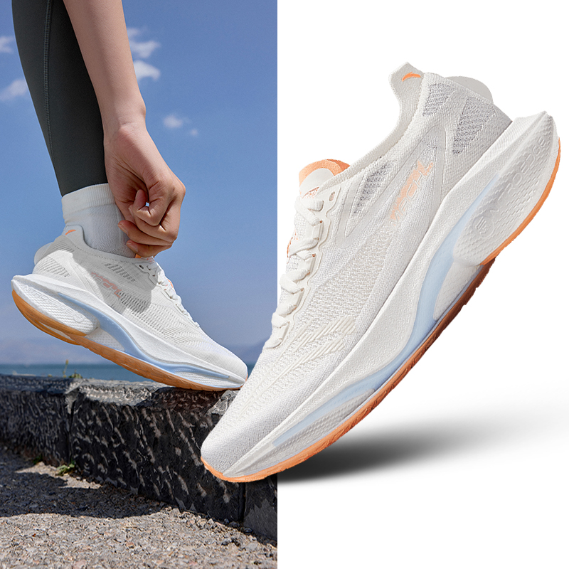 ANTA Women MACH 4 PRO Running Shoes 1224B5584-3- Paper White (Kasut ...