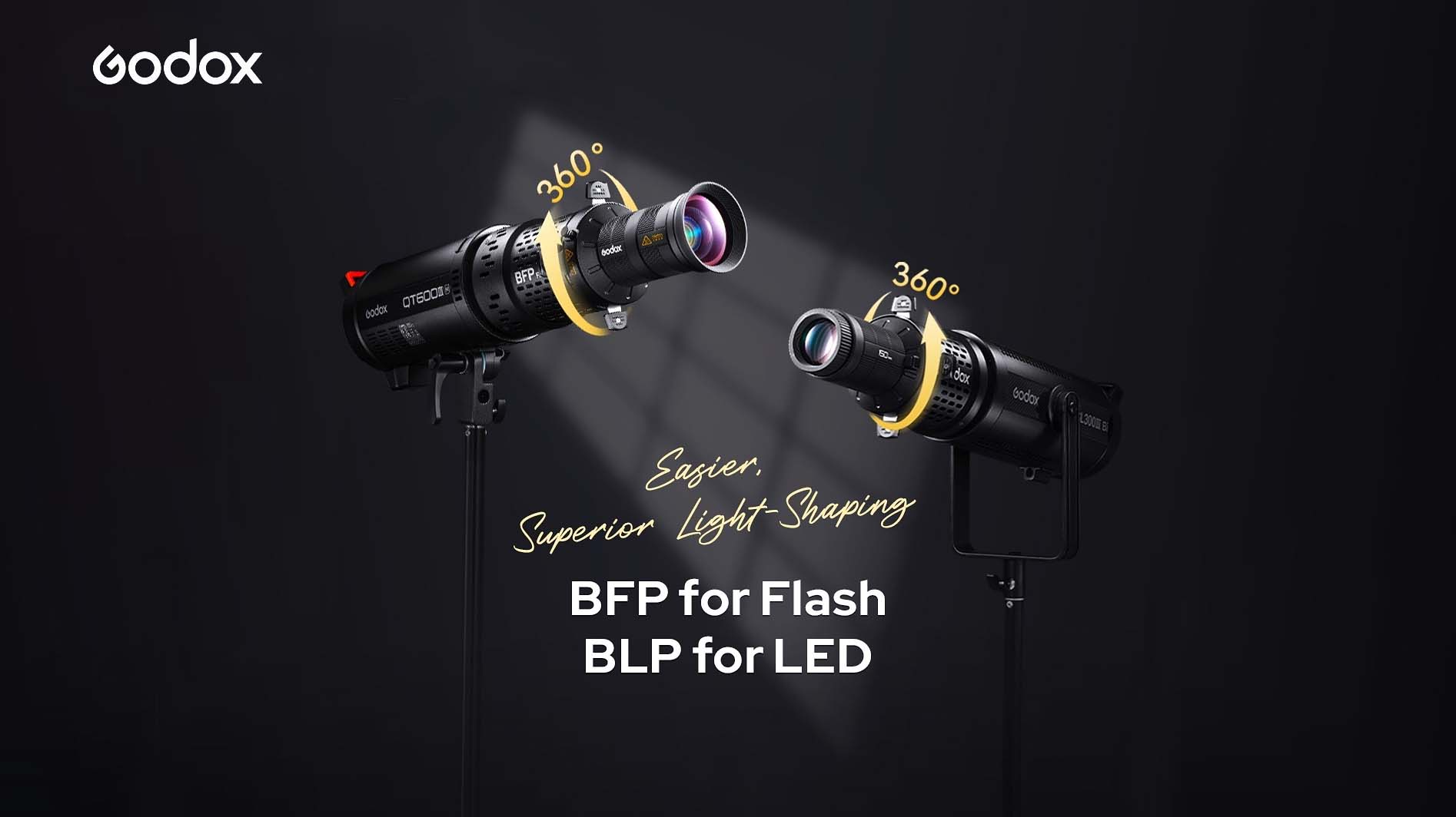 Godox BFP Flash / BLP LED Projection Attachment for Bowens | Shopee ...