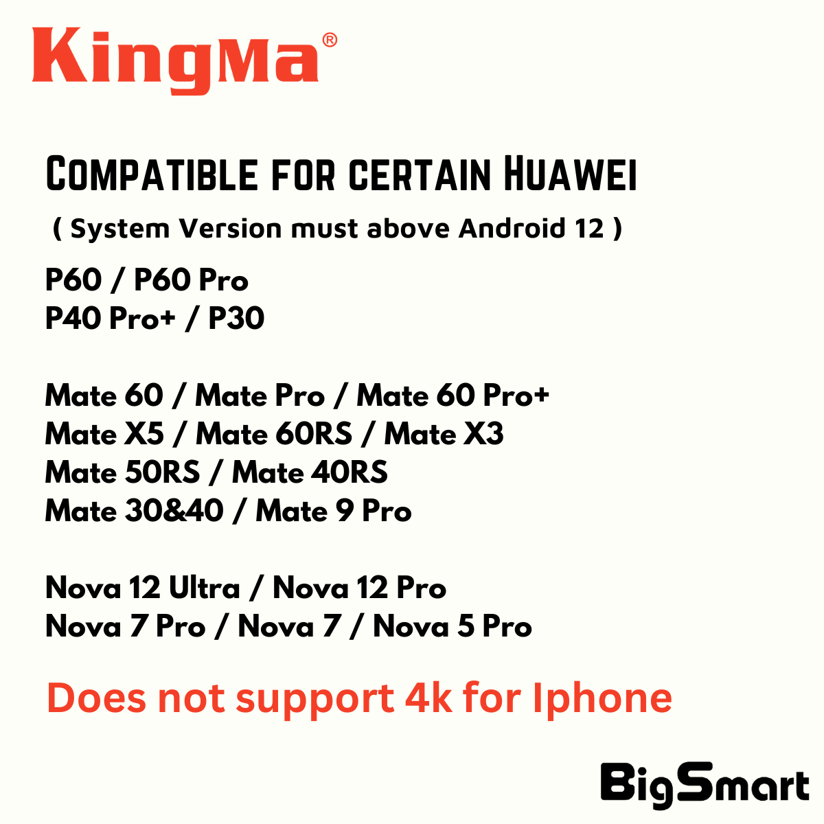 KingMa VL-PH01 Max Phone Vlog Selfie Casting Monitor Screen for iPhone ...