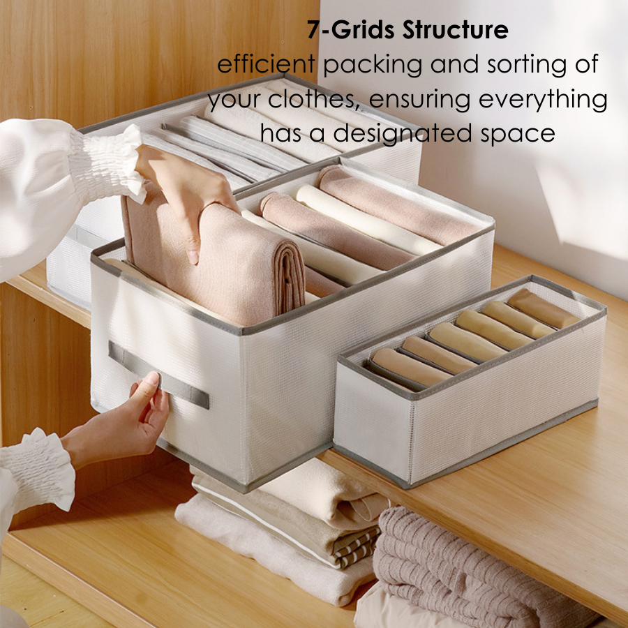 Wardrobe Organizer Clothes Organizer Fabric Storage Box Tudung ...