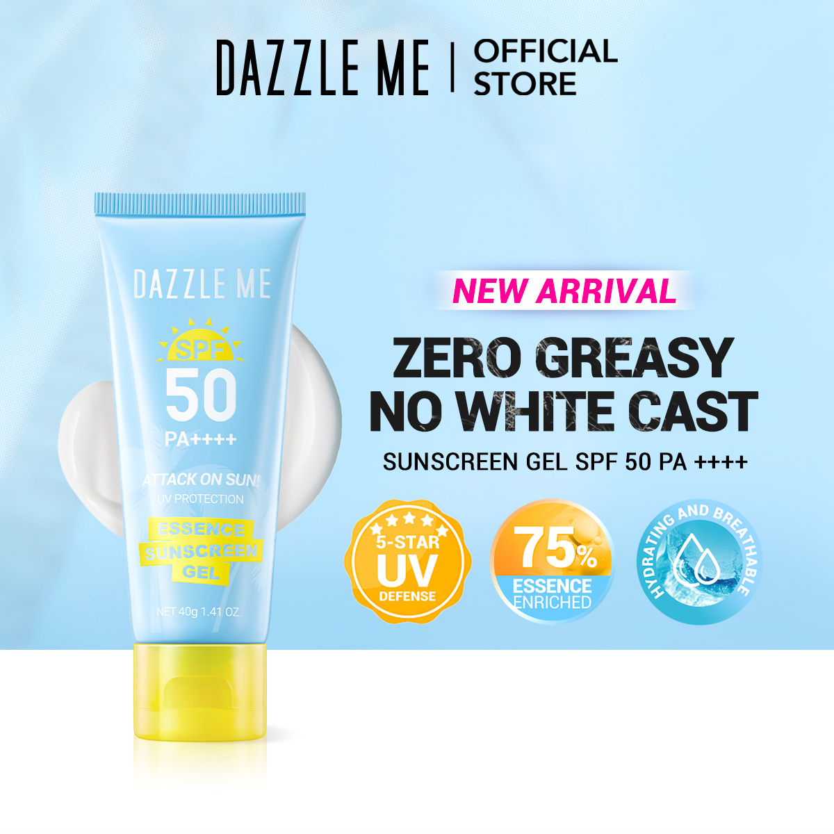 [Best Seller] DAZZLE ME Attack On Sun! UV Protection Essence Sunscreen ...