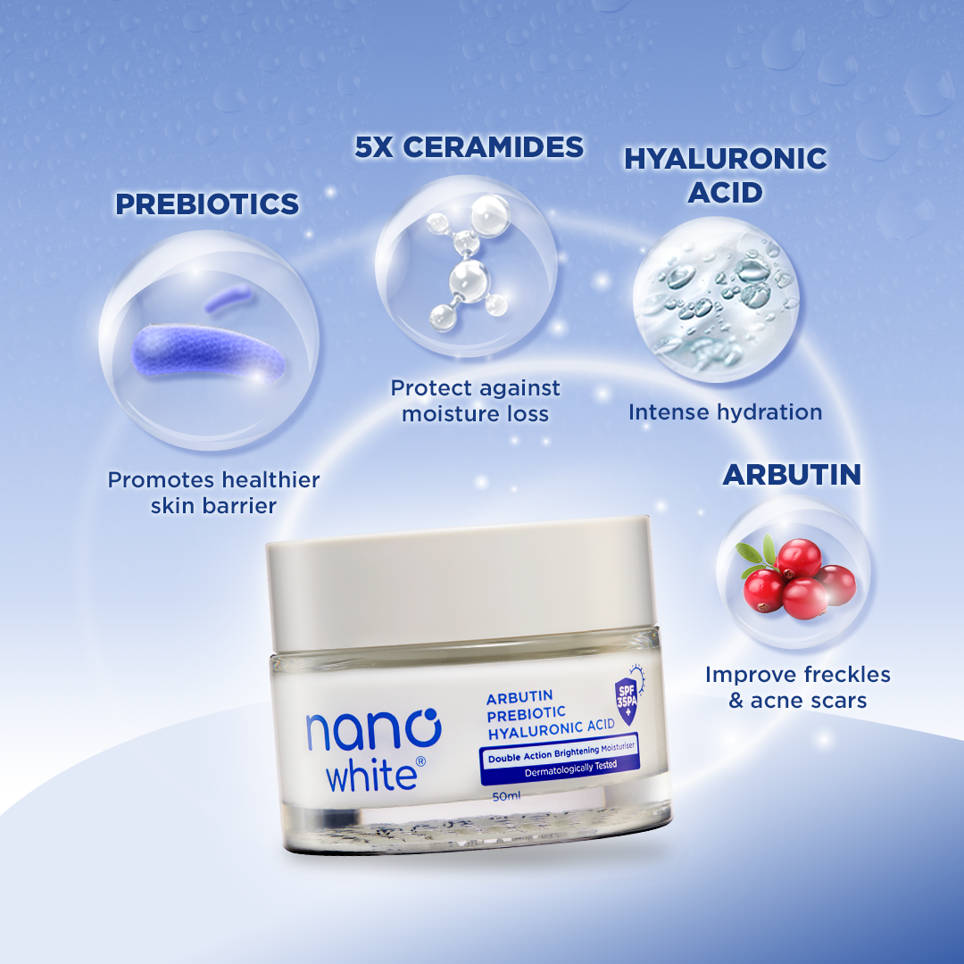 Nanowhite Double Action Brightening Moisturiser 50ml | Shopee Malaysia