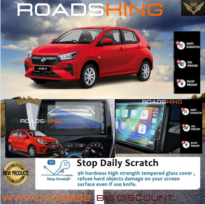 PERODUA AXIA 2022-2024 CAR AUDIO PLAYER ANDROID HEAD UNIT SCREEN ...