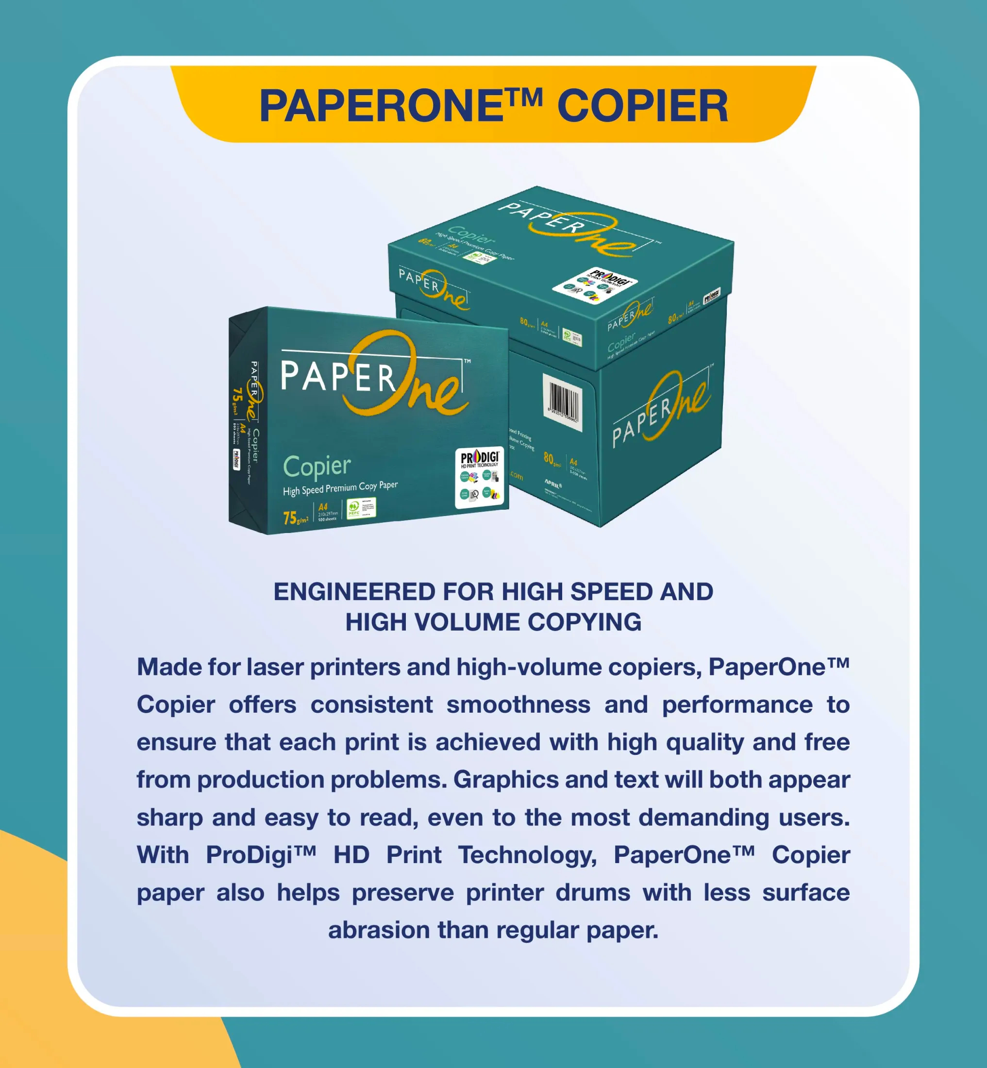 PaperOne A4 Copier Paper 75gsm 2500 Sheets (5 Reams) | Shopee Malaysia