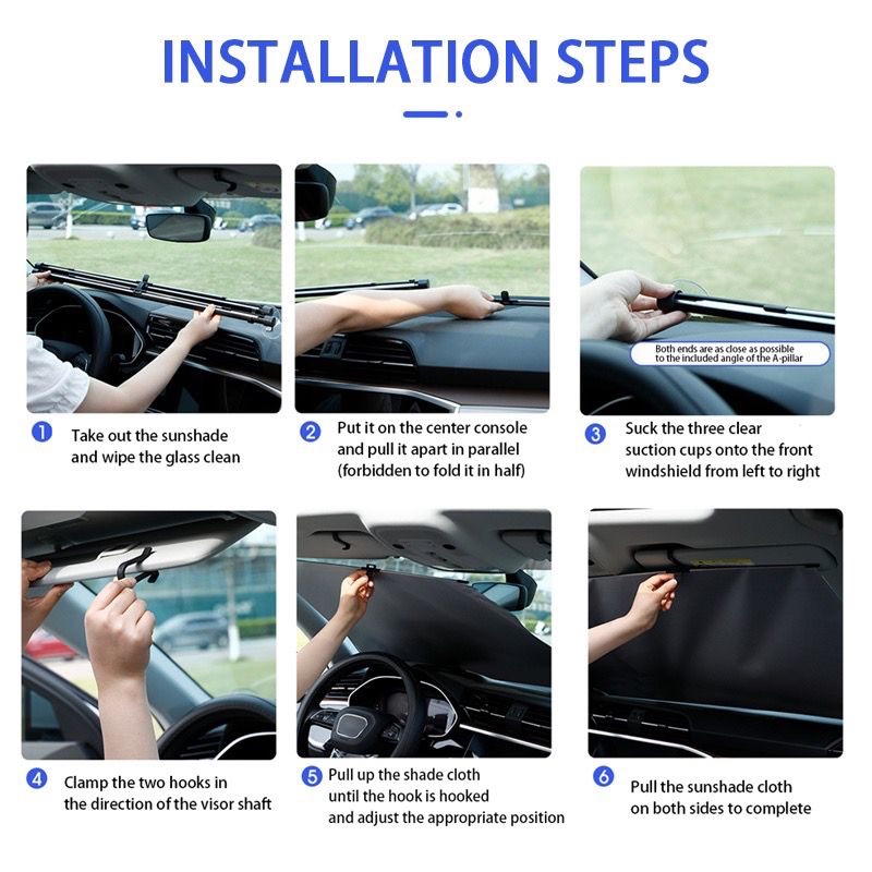 New Arrival Automatic Retractable Windshield Curtain for Car Windscreen ...