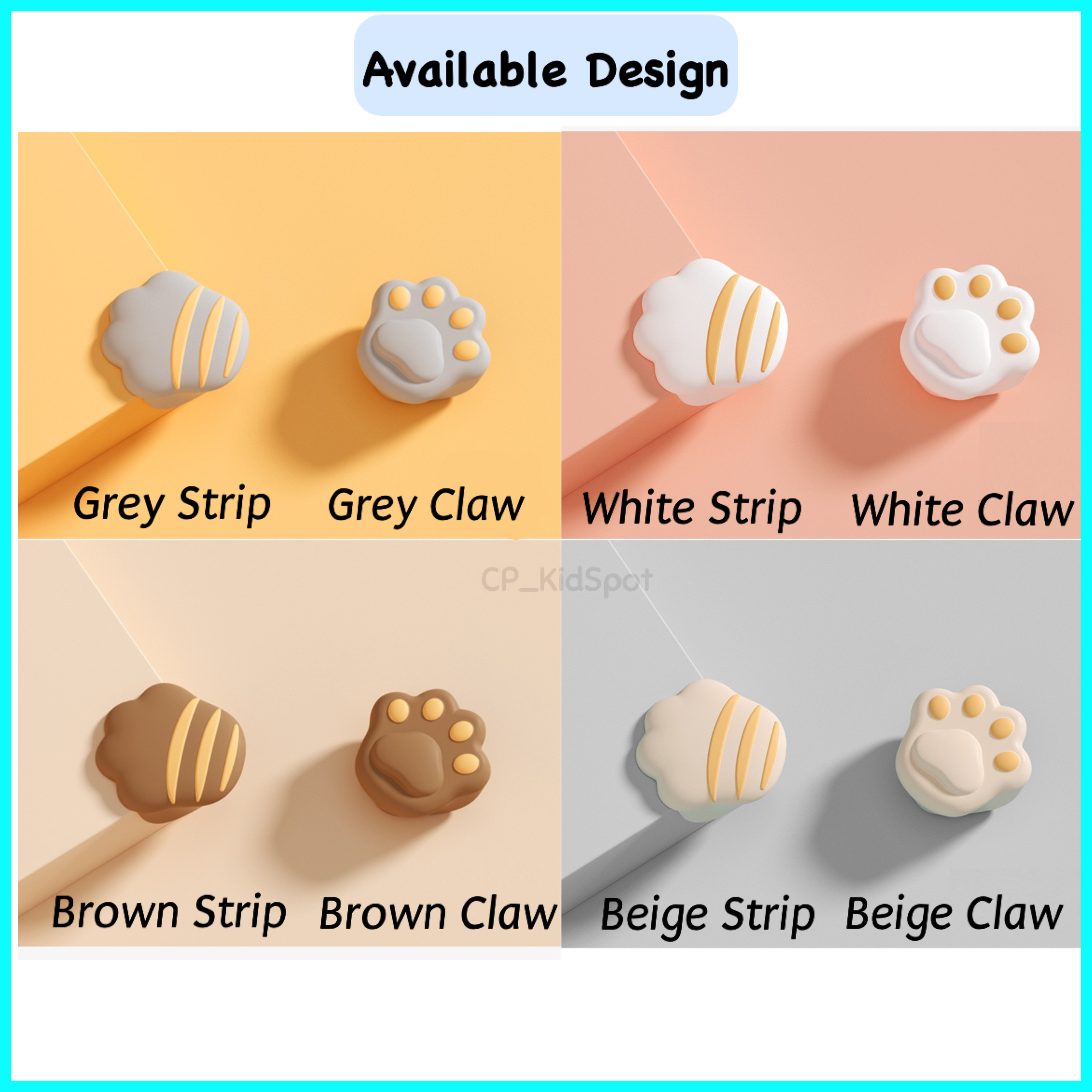 Table Corner Protector Baby Children Cute Soft Cat Paw Table Edge ...