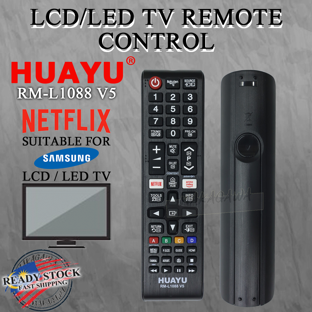 SAMSUNG LCD/LED TV REMOTE CONTROL REPLACEMENT RM-L1088V5 HUAYU | Shopee ...