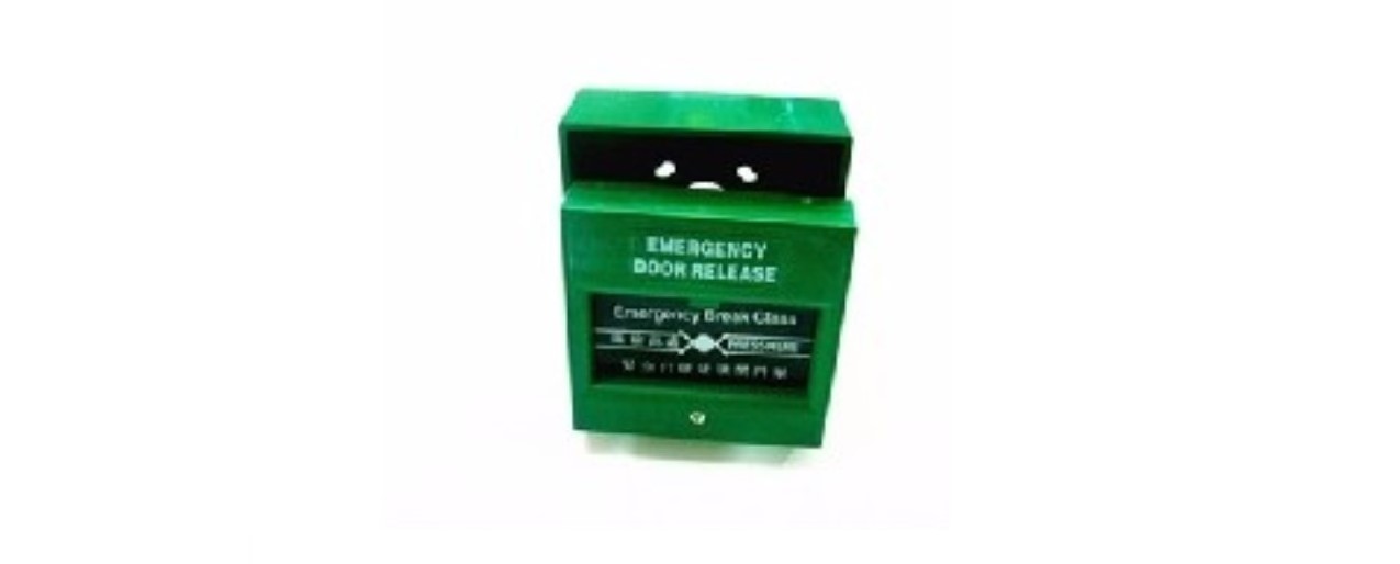 Emergency Break Glass Green Color to Release Door Access Control ...