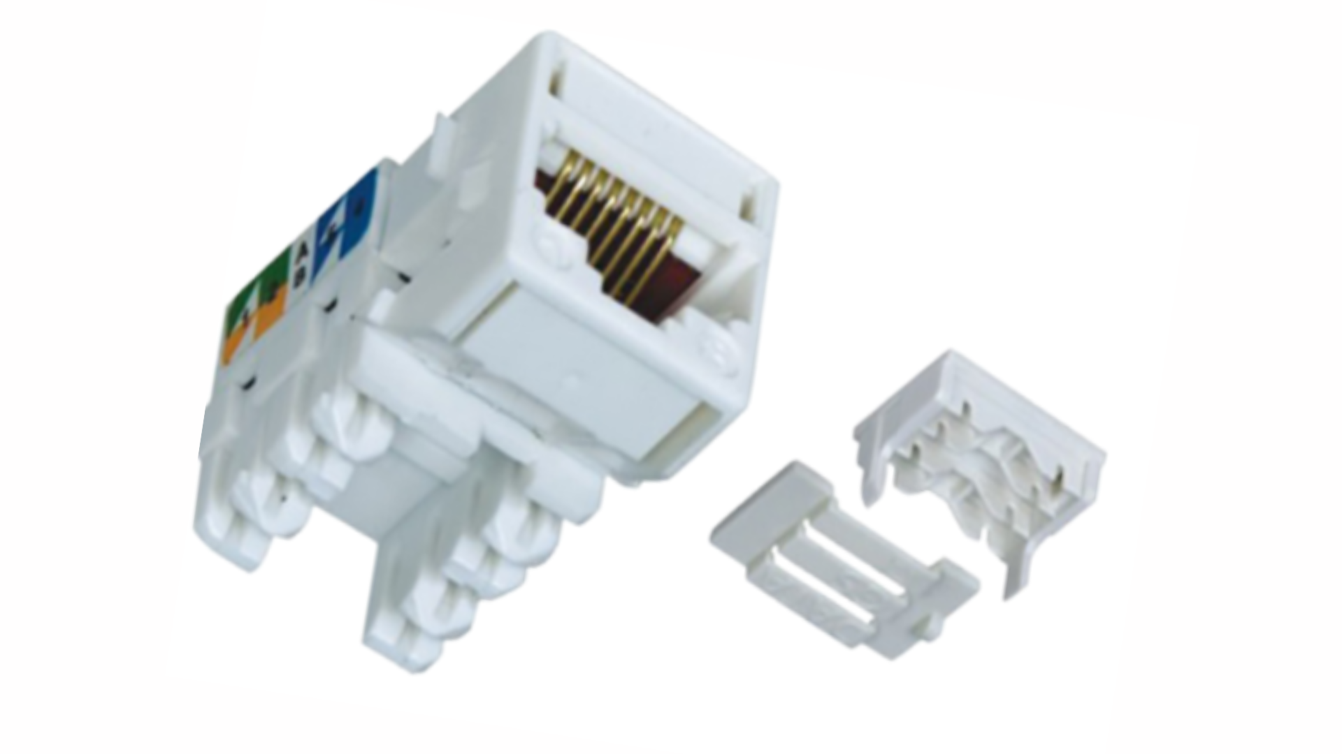 RJ45 CAT6 Keystone Modular Jack Lan Network Internet Cable Use With ...