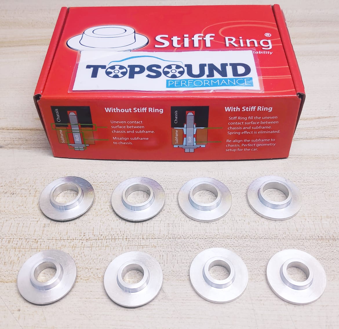 STIFF RING SUBFRAME RIGID COLLAR Mazda 3/Axela [BK/BL] Front 8Pcs ...