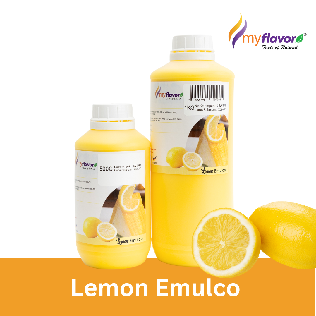 500g/1KG LEMON EMULCO - FOOD FLAVOUR MyFlavor HALAL | Shopee Malaysia
