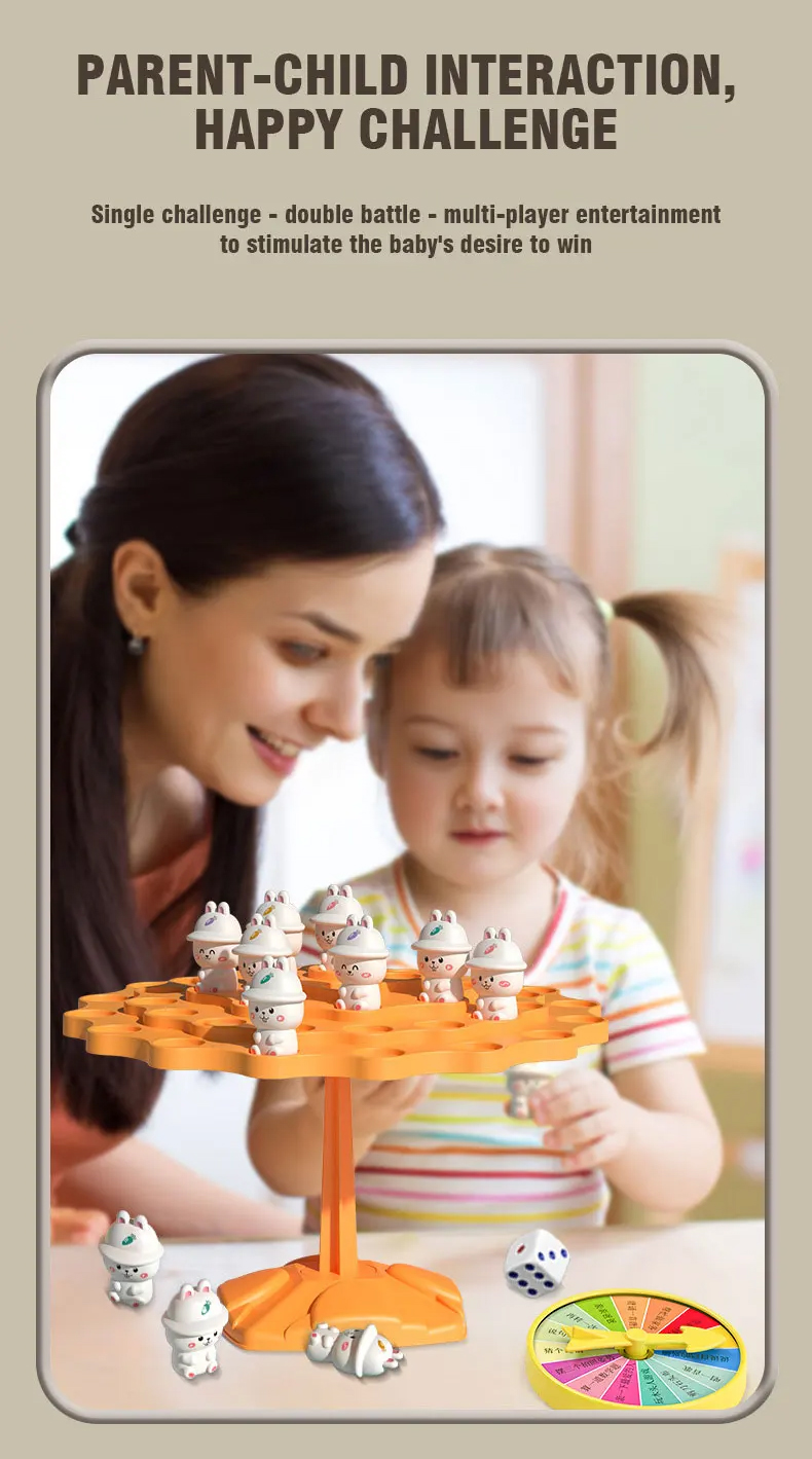 GOOGOO BIRD Balanced Tree Game Toy Board Train Balance and ...