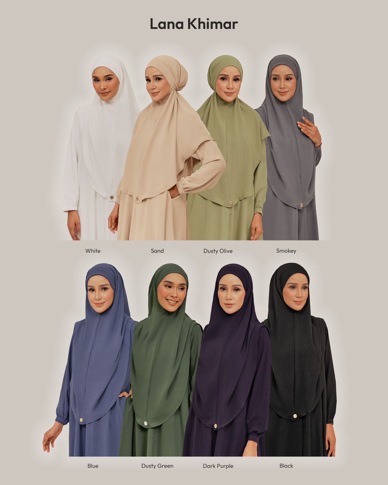 Radiusite Lana - UMRAH HAJI IRONLESS INSTANT KHIMAR SARUNG TIE BACK ...