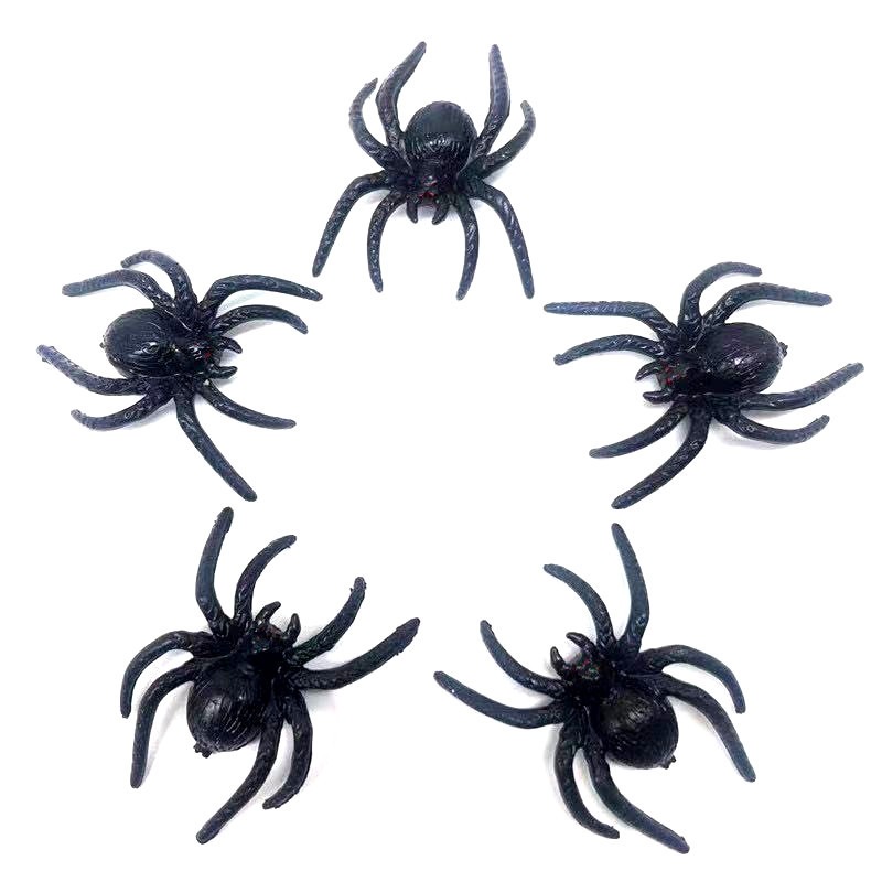 Fake Spider Toy Prank Funny April Fool Rubber Lifelike Little Spider ...