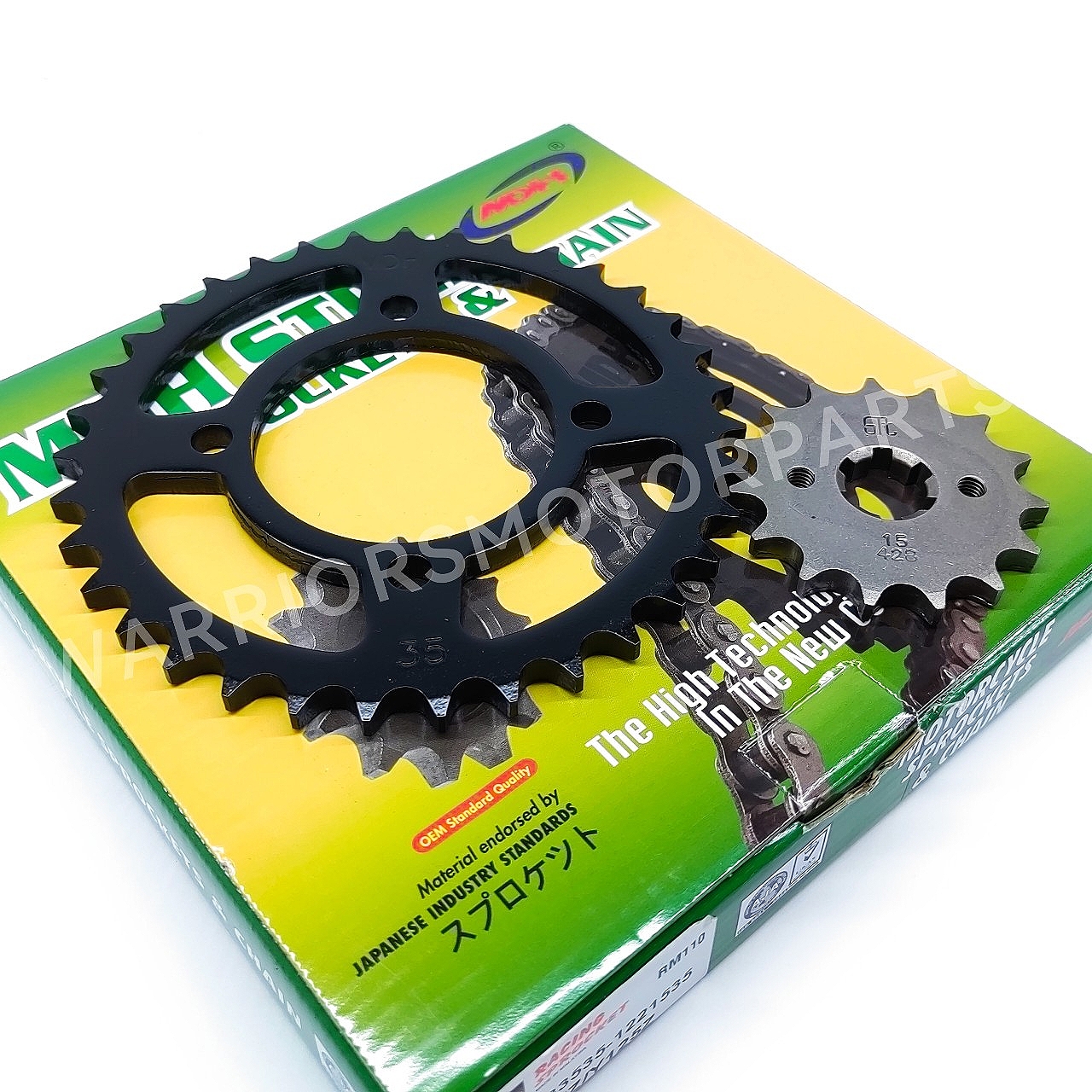 YAMAHA Y125/RXZ/SRL110/Y110 [MDH] 428 SPROCKET SET (STEEL) DRIVE KIT ...