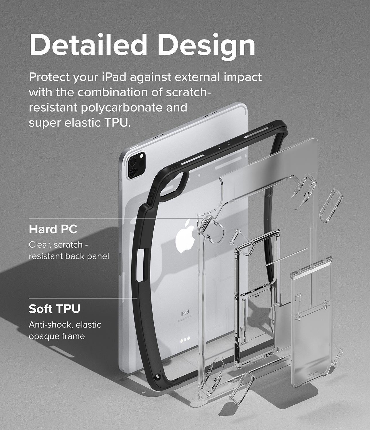 RINGKE® FUSION SKETCH STAND Flawless Penmanship iPad Pro 11" 2022/ 21 ...