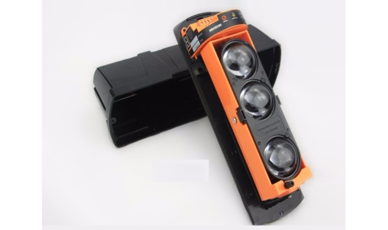 Wired Alarm Outdoor Triple Beam Infrared Photobeam Sensor 250M Distance ...