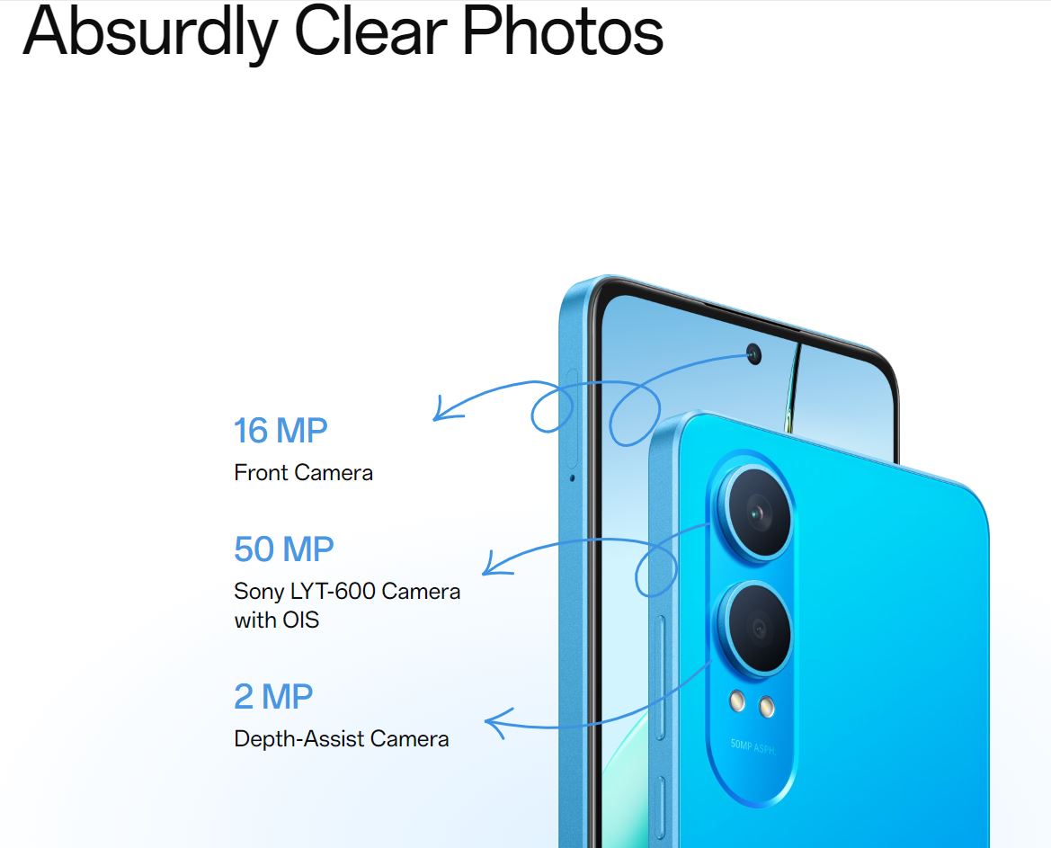 OnePlus Nord CE4 Lite 5G FREE 80W Adapter | 8+256GB | 6.67" OLED display | 50MP OIS camera ...