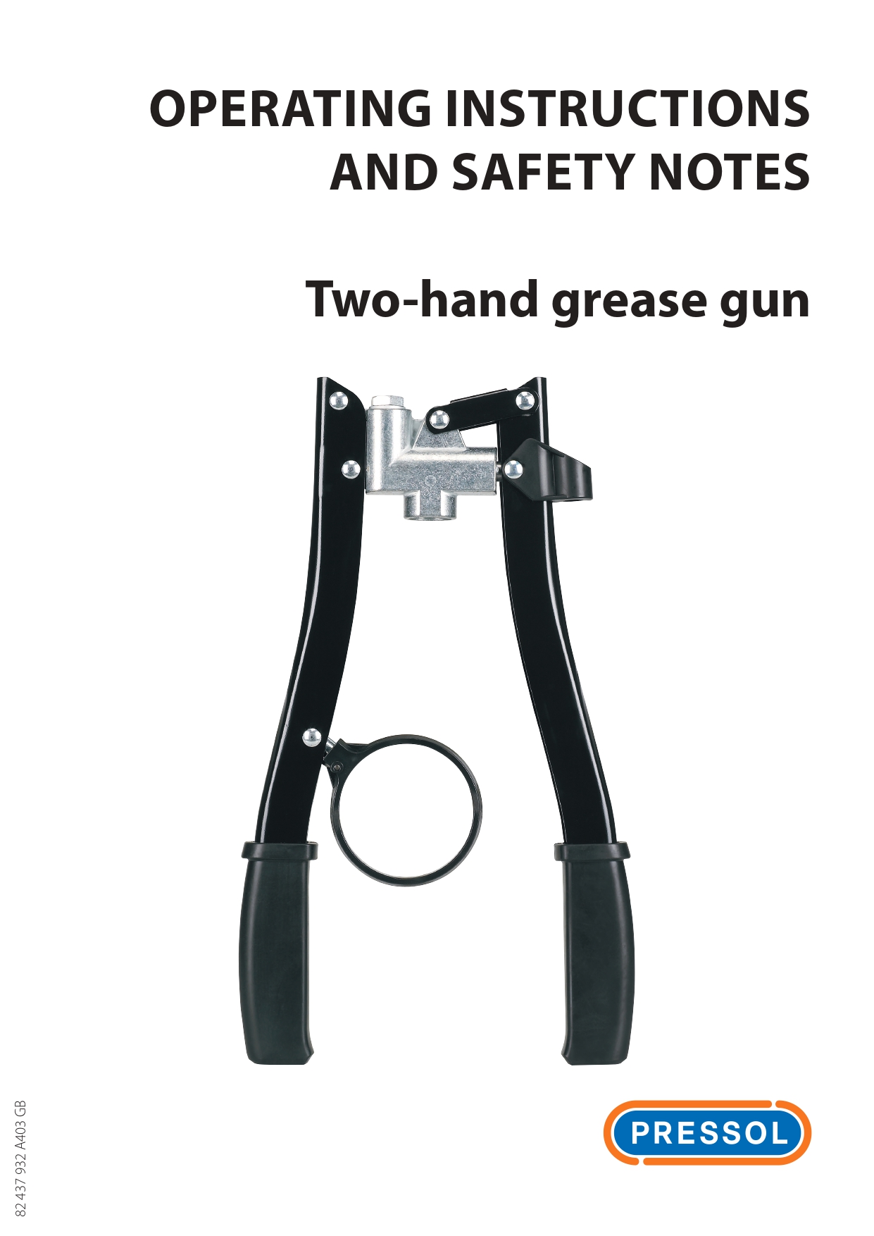 Pressol Germany Double Lever Grease Pump with EP2 Hi-Perform Grease ...