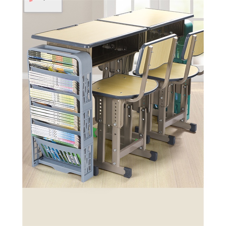 Multilayer Desk Book Organizer/Student Bookshelf With Storage Bag /Desk ...