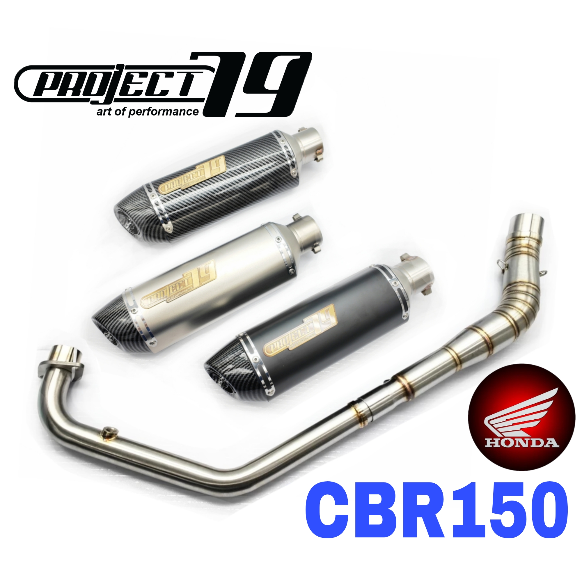 Honda CBR150 Project79 Full System Exhaust Stainless Ekzos Muffler ...