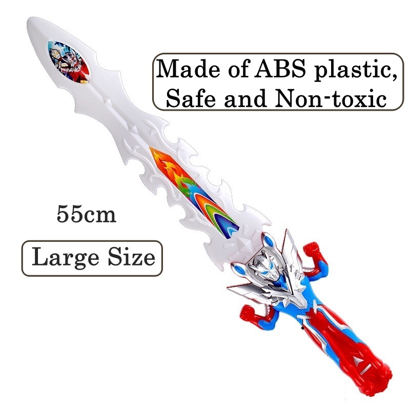Ultraman Sword Flashing Light & Sound Ultraman Hero Sword Toy Mainan ...