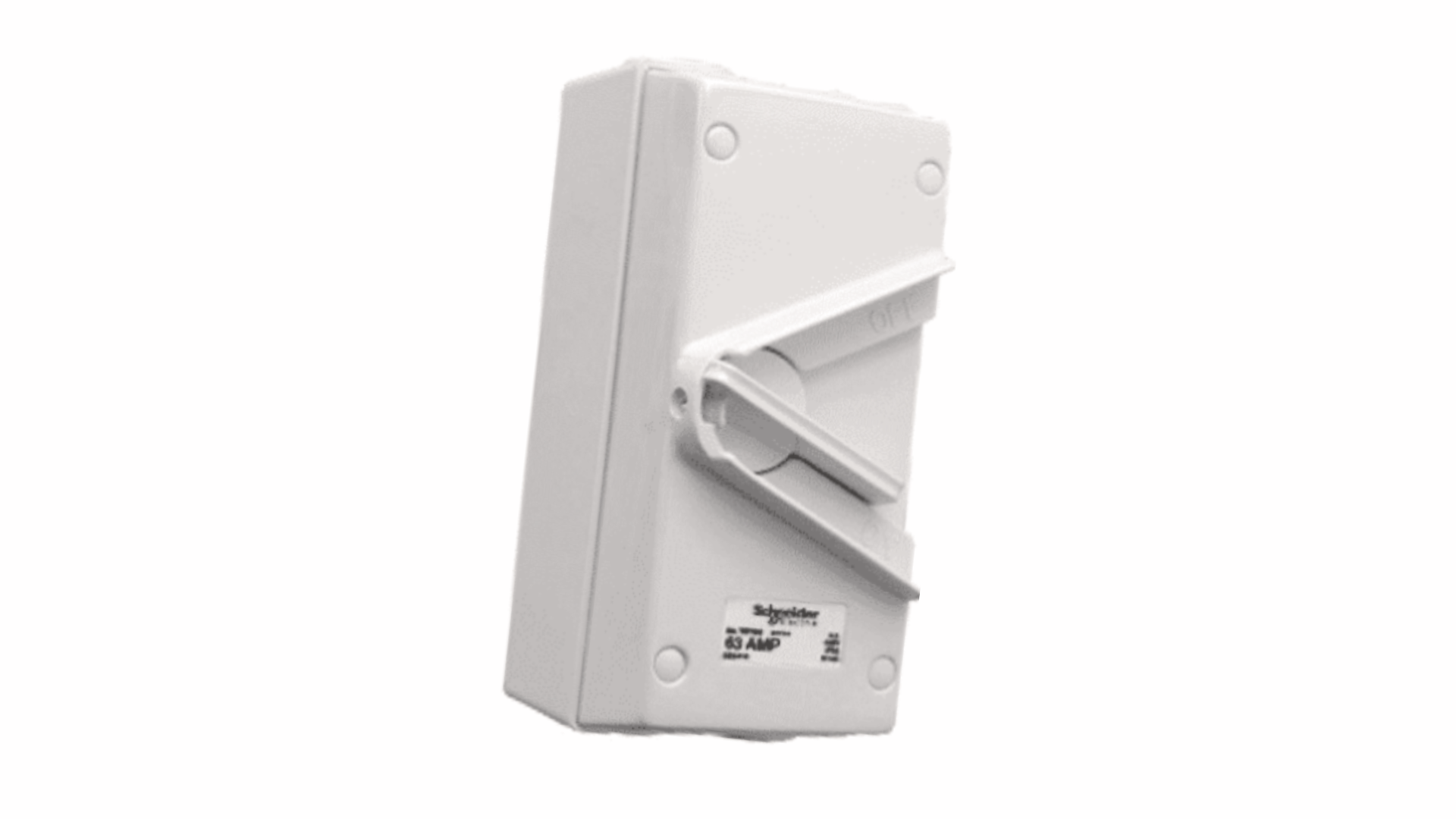 Schneider Electric SIRIM 3 Pole 63A IP66 Outdoor Weatherproof Isolator Switch Load 250V / 440V ...