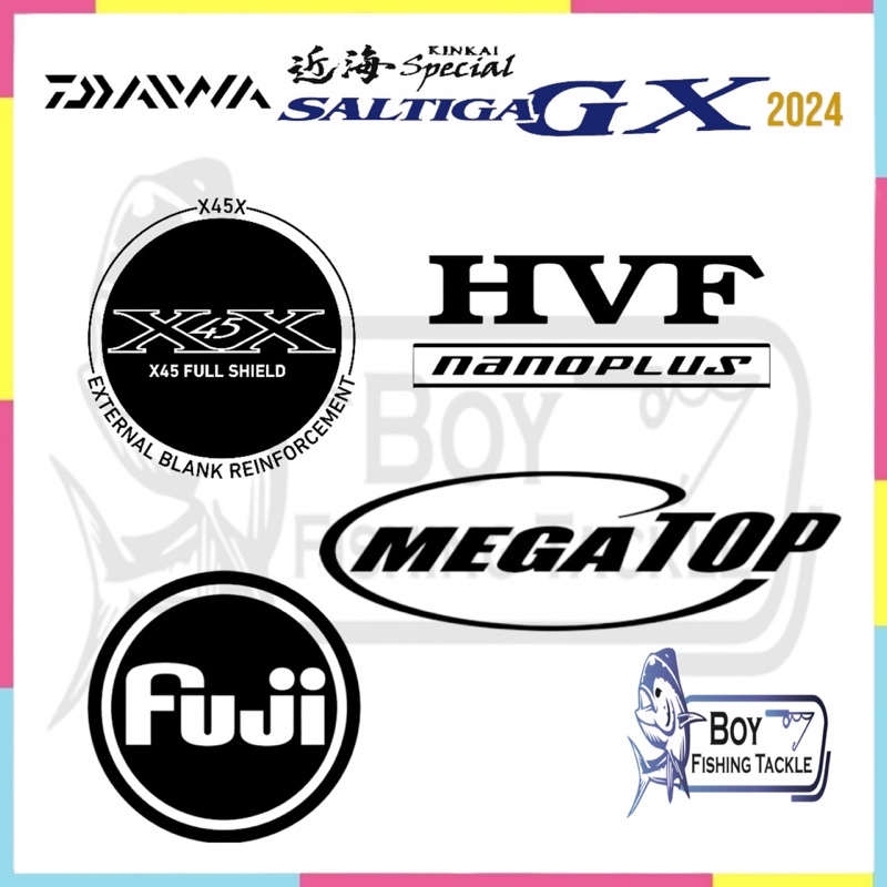 2024 DAIWA SALTIGA GX KINKAI SPECIAL LIGHT JIGGING GX BOTTOM SPINNING ROD FISHING ROD | Shopee ...