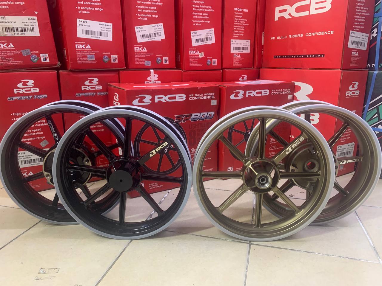 LATEST RCB SP800 SPORT RIM HONDA VARIO 160 VARIO160 HONDA 215/350-14 ...