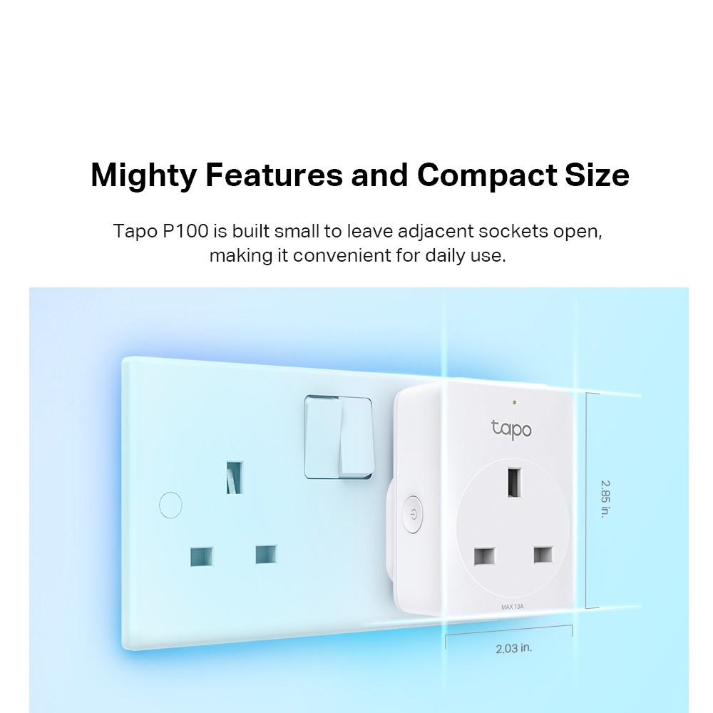 TP-Link Tapo P100 P110 Mini Smart Wi-Fi Socket/Plug(Surpport remote ...