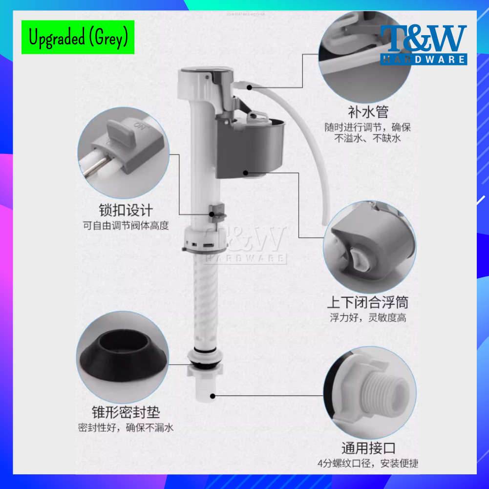 Cistern Bilik Air Injap Masuk Tandas Boleh Laras (Adjustable Toilet ...