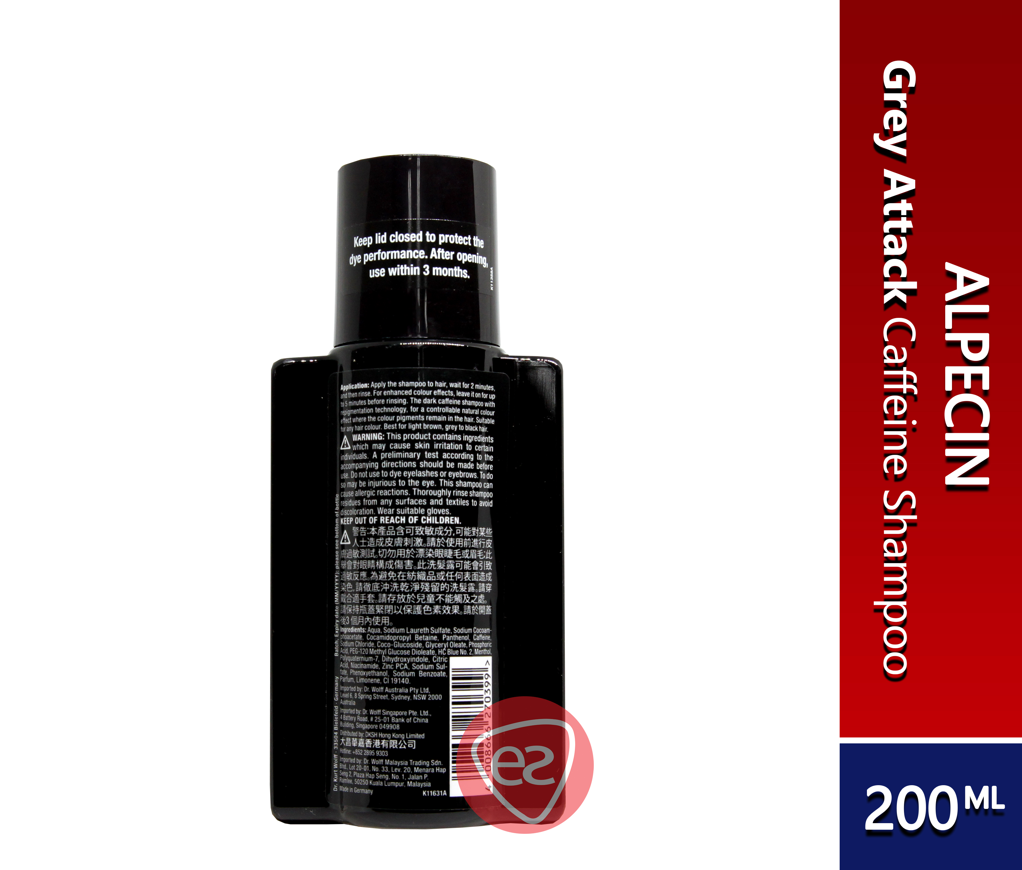 Alpecin Grey Attack Caffeine & Colour Shampoo 200ml (Was Known As ...