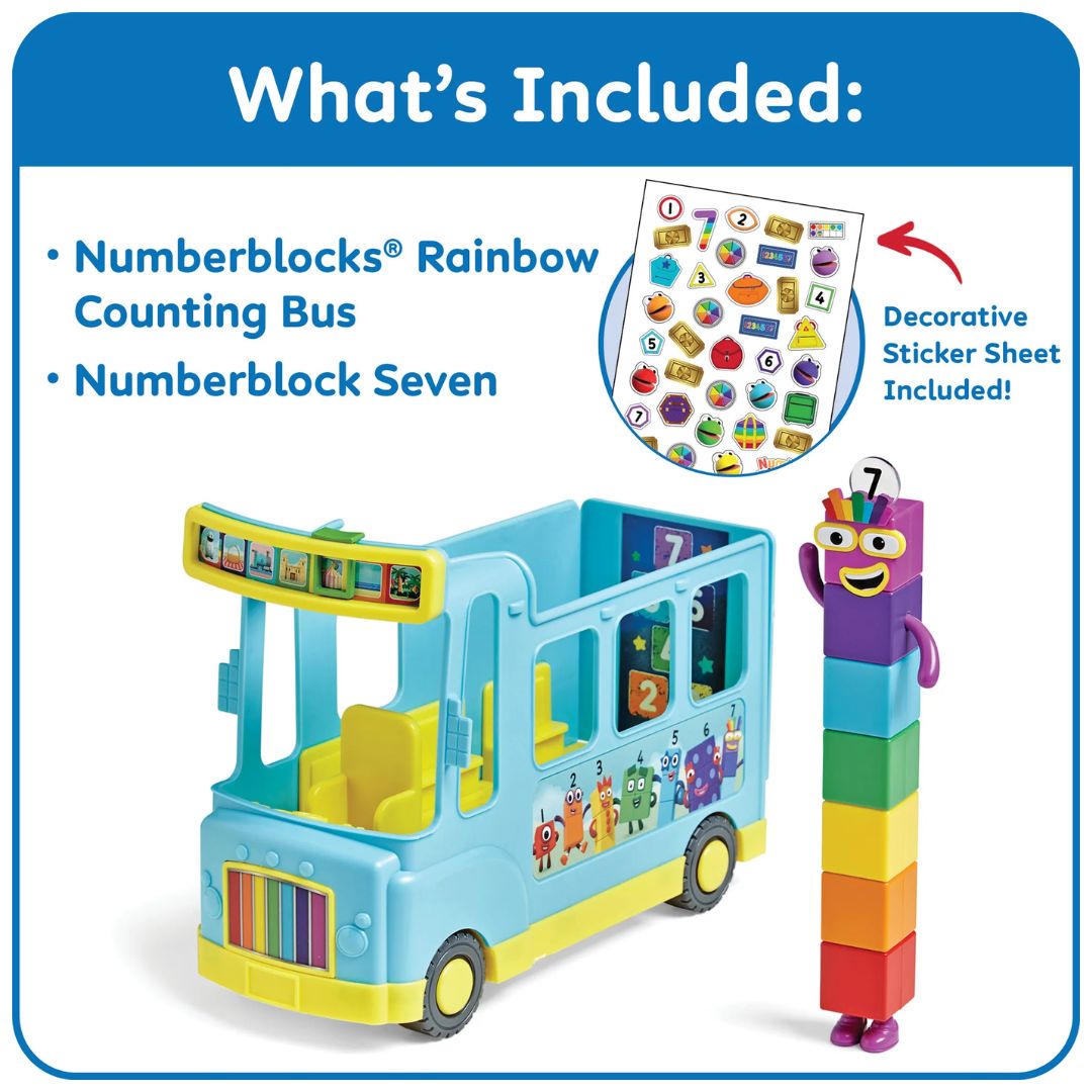 Numberblocks Rainbow Counting Bus | Shopee Malaysia