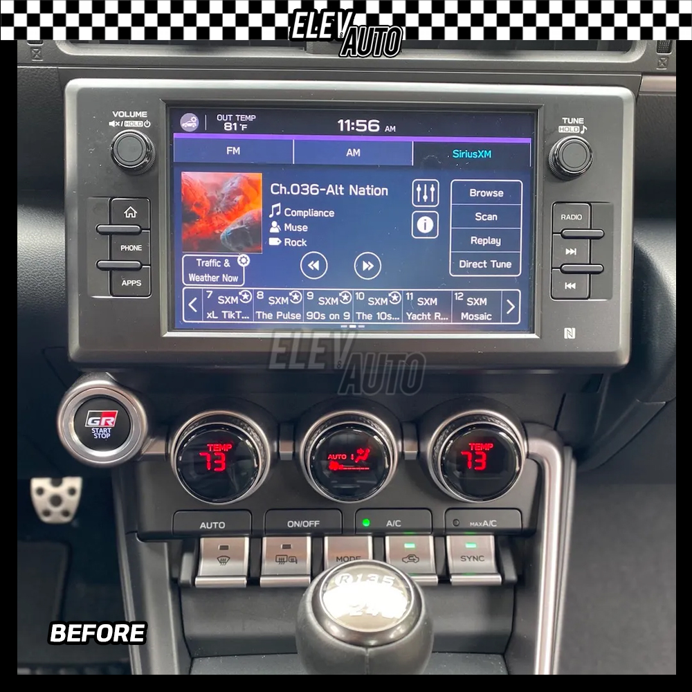 Toyota GR86 2022-2024 9" Android Player Casing Installation Dash Kit ...
