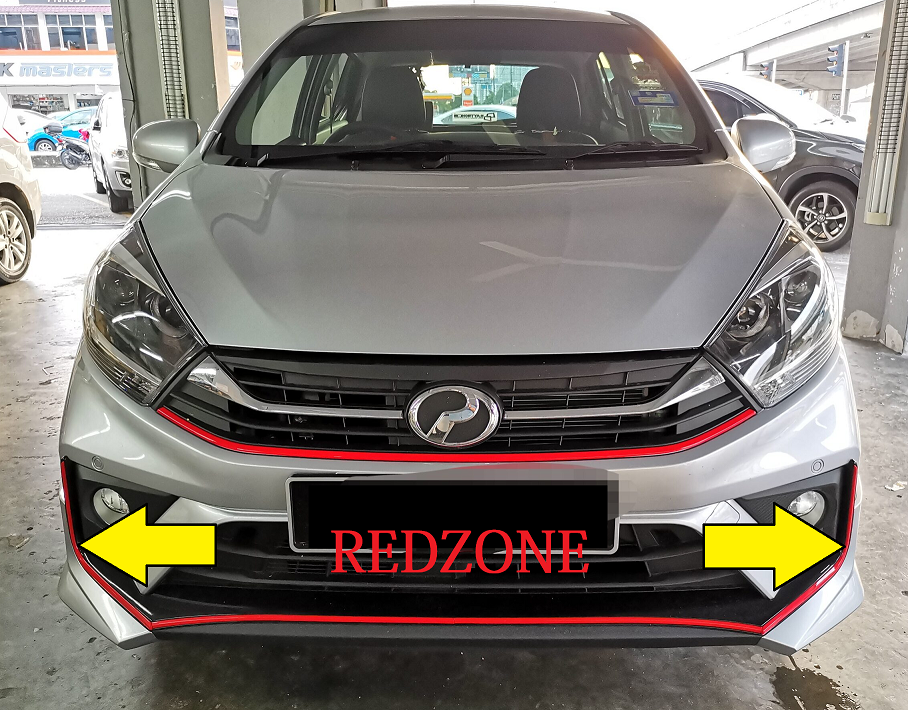 PERODUA AXIA 2019 2020 2021 FRONT BUMPER SKIRT LOWER MOULDING GRILLE ...