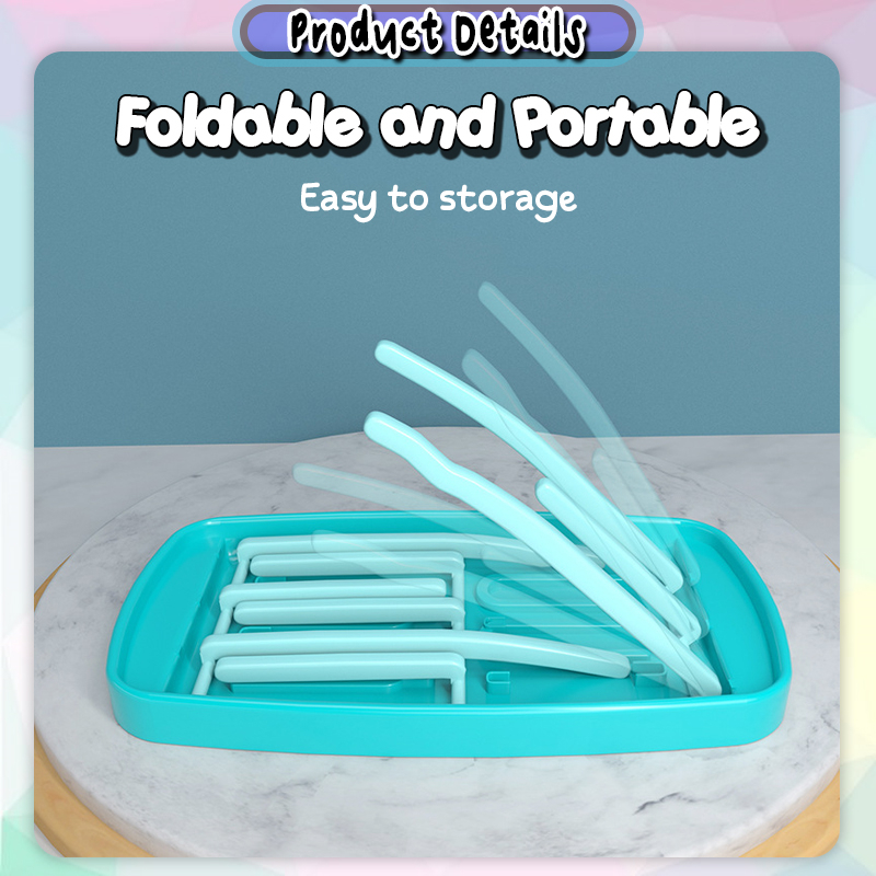[Little B House] Foldable Milk Bottle Drying Rack Milk Bottle Drainer ...