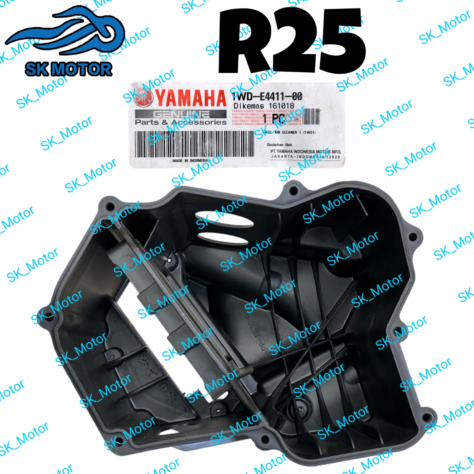 Yamaha YZF-R25 R25 Original Air Filter Box Cleaner Case Cap 1WD-E4412 ...