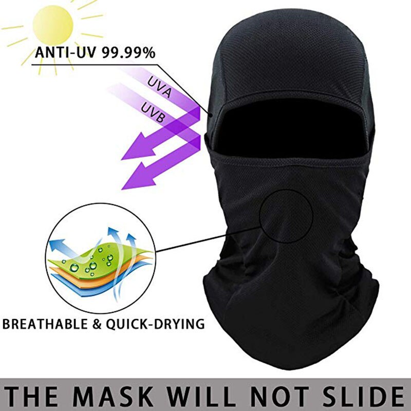 Bandana Buff Balaclava Full Face Mask Mesh Head Scarf Motorcycle Rider ...